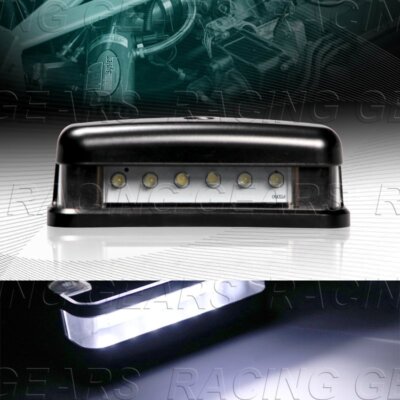 SUPER WHITE LED LICENSE PLATE NUMBER LIGHT LAMP FIT 90-16 LAND ROVER ...