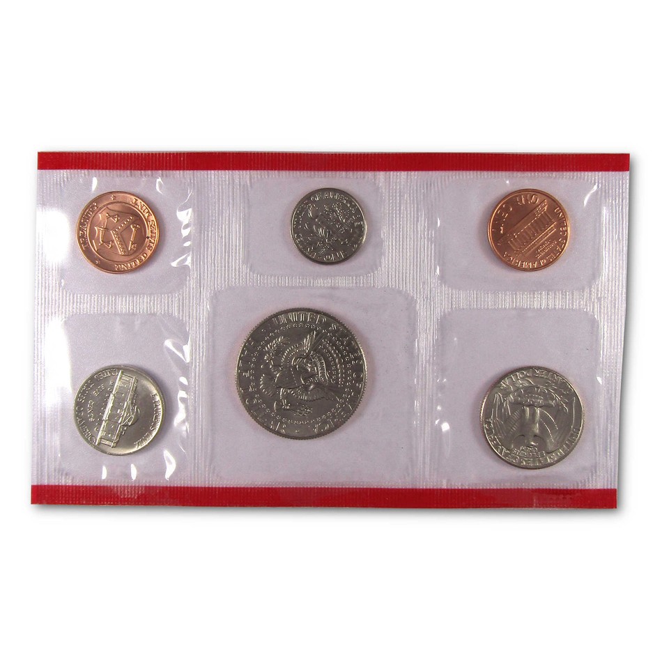 1986 Uncirculated Coin Set U.S Mint Original Government Packaging OGP ...