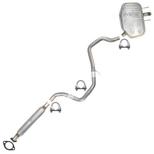 Stainless Steel Exhaust System Kit fits: 2013-15 Malibu 2016 Malibu ...