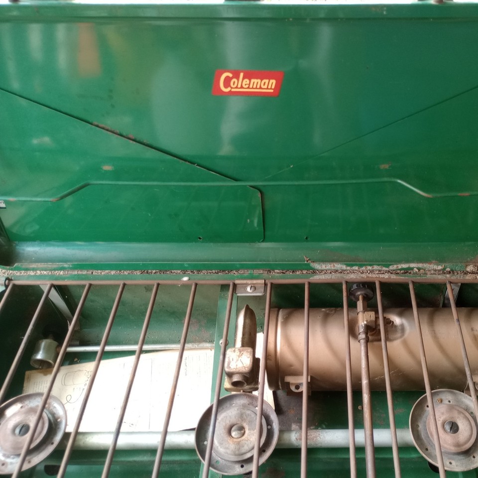 Vintage Rare Coleman 426 3-Burner Camping Stove Wichita w Regulated ...