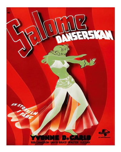 Vintage Salome Poster Wall Art - Classic Dance Movie Decor Home Decor ...