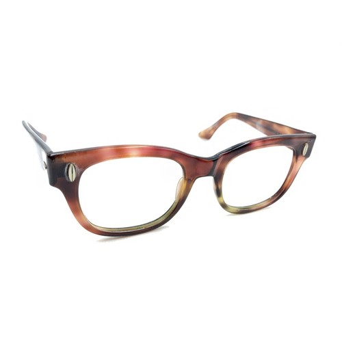 Victory Vintage Tortoise Brown Square Eyeglasses Frames 48-22 140 USA ...