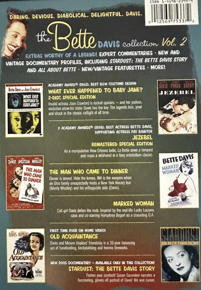 Bette Davis Collection Vol 2 | Factory Sealed 12569753372 | eBay