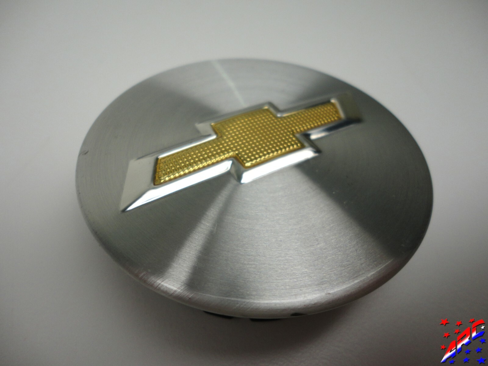 Genuine OEM Chevy Wheel Center Hub Cap Brushed w/ Dotted Emblem 2-5/16 ...