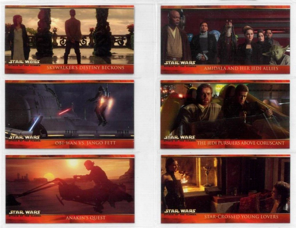 lot of your choice of 10 widevision trading cards from various Star ...