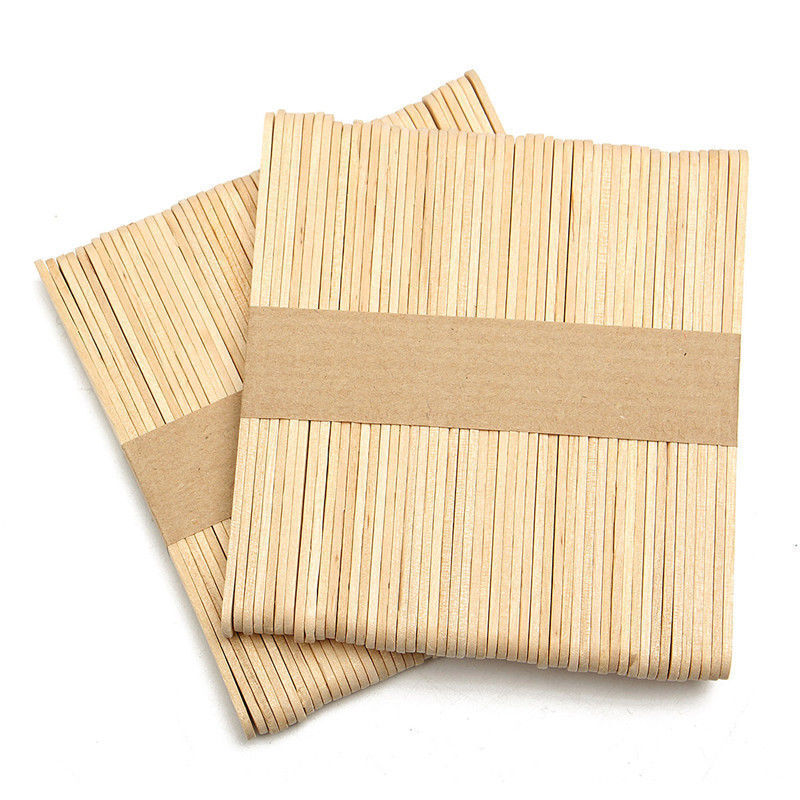 Lollipop Lolly Sticks Wooden Modelling Sticks For Crafts & Models 50 ...