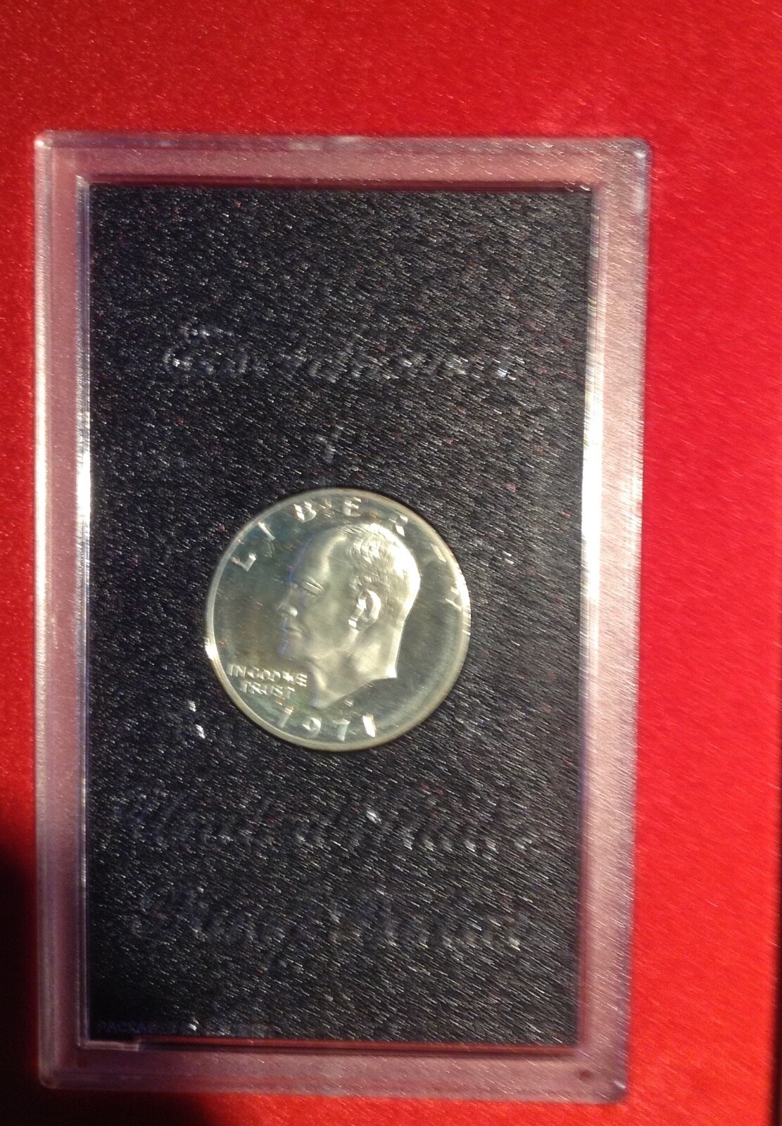 1971S Eisenhower PROOF Set Brown Box 40% Silver IKE Dollar | eBay