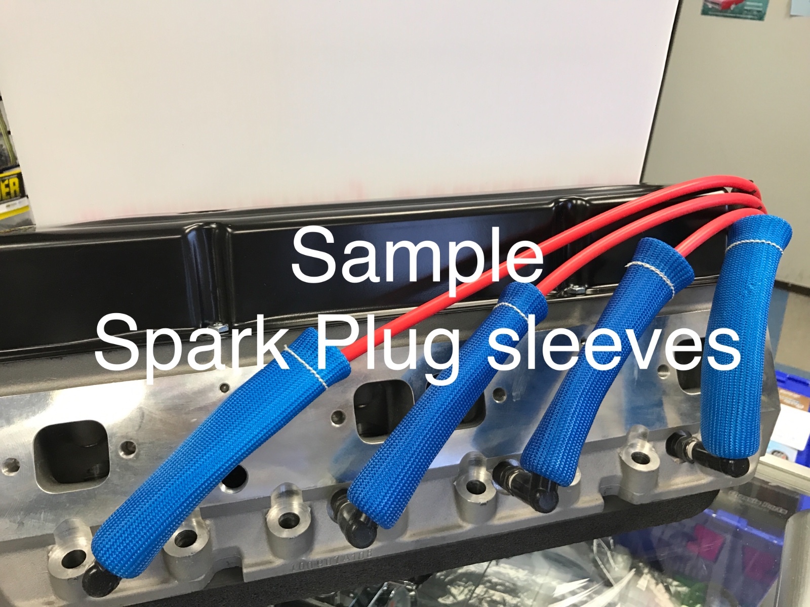 Spark Plug Wire Heat Shield Protector Insulators 1200 Degree 8pcs Chevy ...