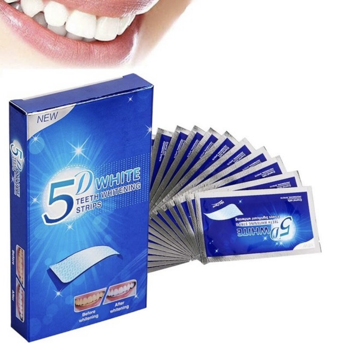 Colgate Whitening Strips Directions