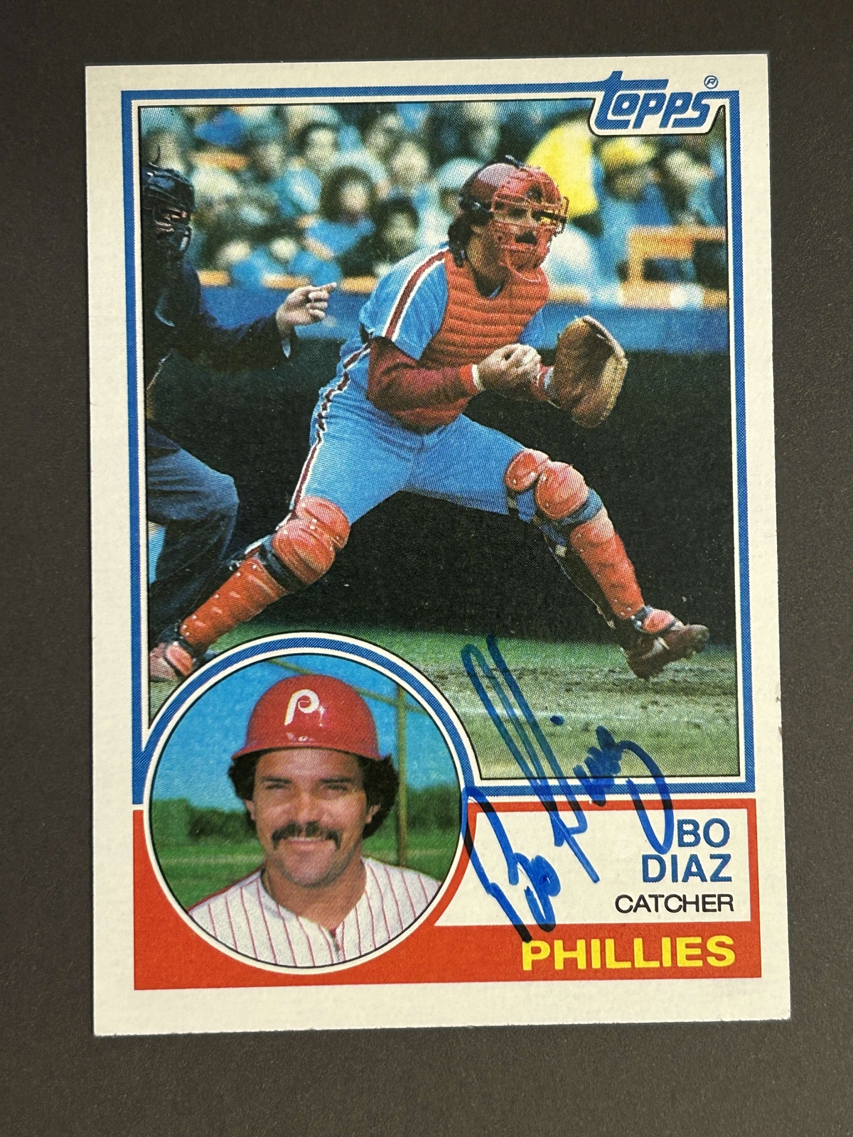 Bo Diaz Autograph Signed 1983 Topps Philadelphia Phillies | eBay