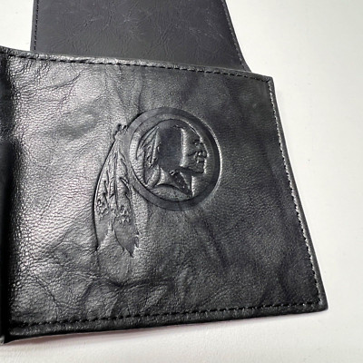 Washington Redskins Wallet Bi-Fold Genuine Leather Wallet NFL Official ...