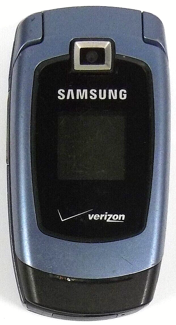 Samsung Snap SCH-U340 - Blue and Black ( Verizon ) Cellular Flip Phone ...