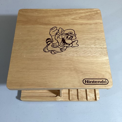 Vtg Nintendo Power Mario 3 NES Game Cartridge Revolving Storage Rack ...