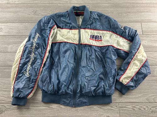National Drag Car Racing Bomber Jacket NHRA Championship Sport Service ...
