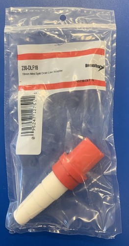 DiversiTech 230-dlf18 Mini-split Drain Line Adapter 18mm for sale ...