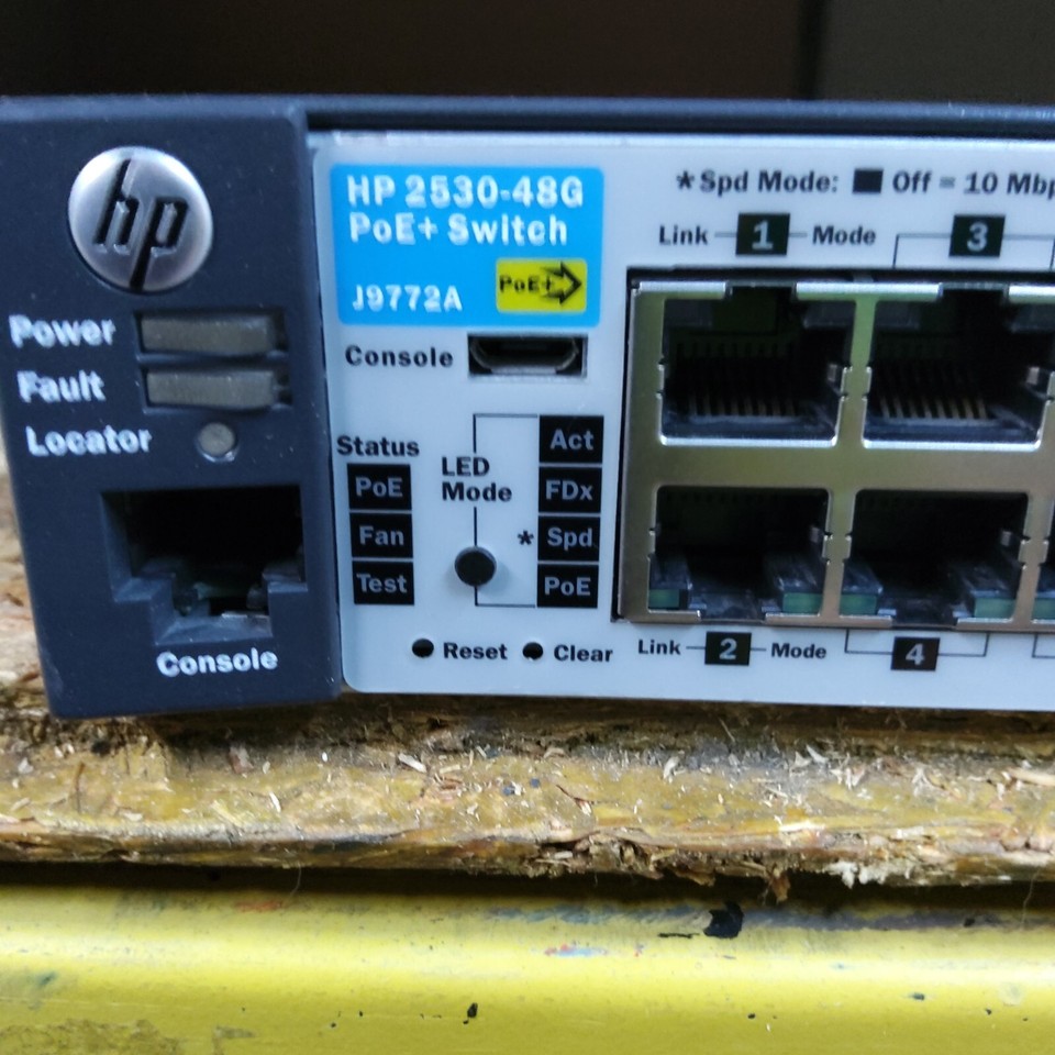 HP 2530-48g J9772A 48 Port Ethernet LAN Switch 886112458195 | eBay