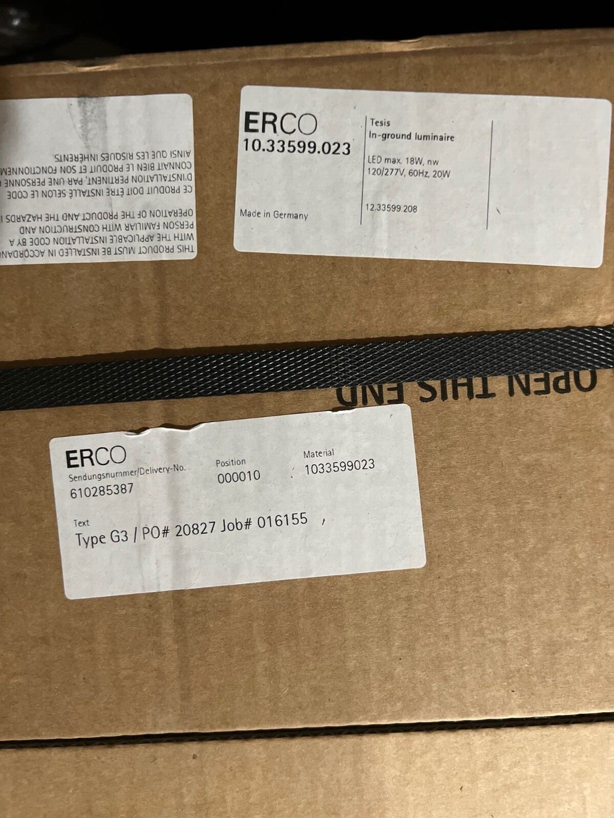 Erco Tesis In-Ground Luminaire | eBay