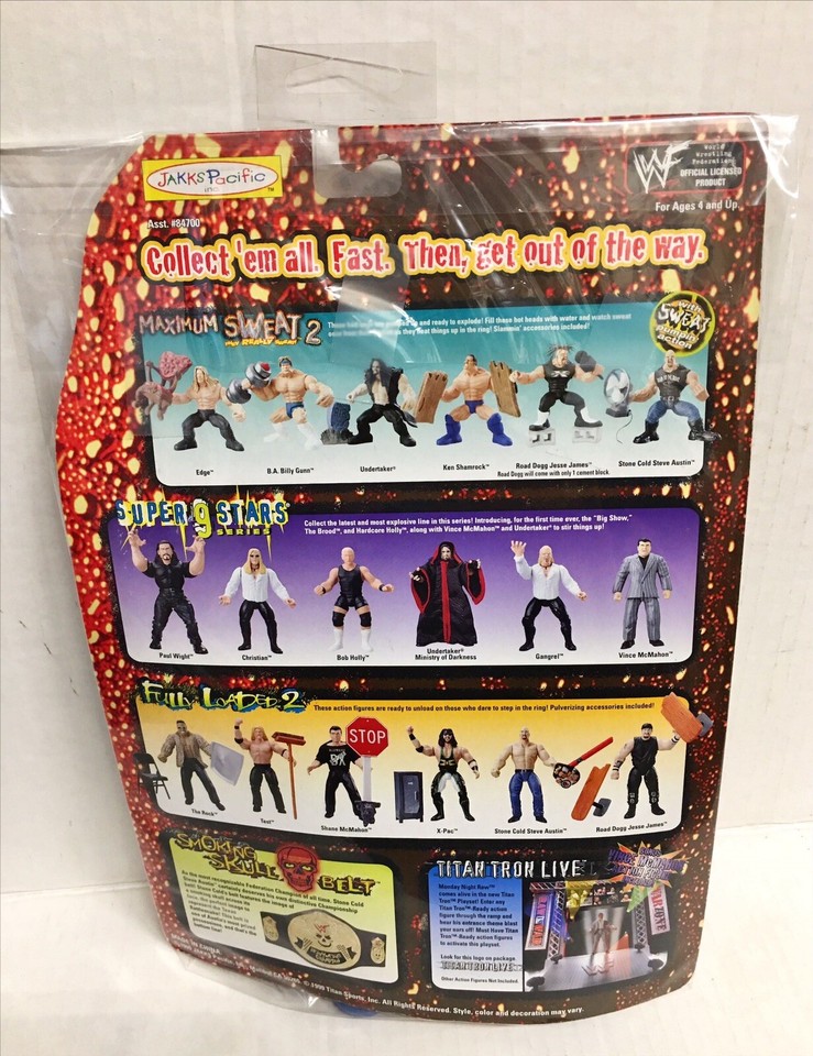 WWE WWF Maximum Sweat 2 Ken Shamrock Wrestling Action Figure Jakks ...