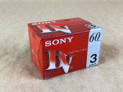 Sony DVM60 Mini DV Digital Video Cassette 60m 3 Pack - UNUSED | eBay