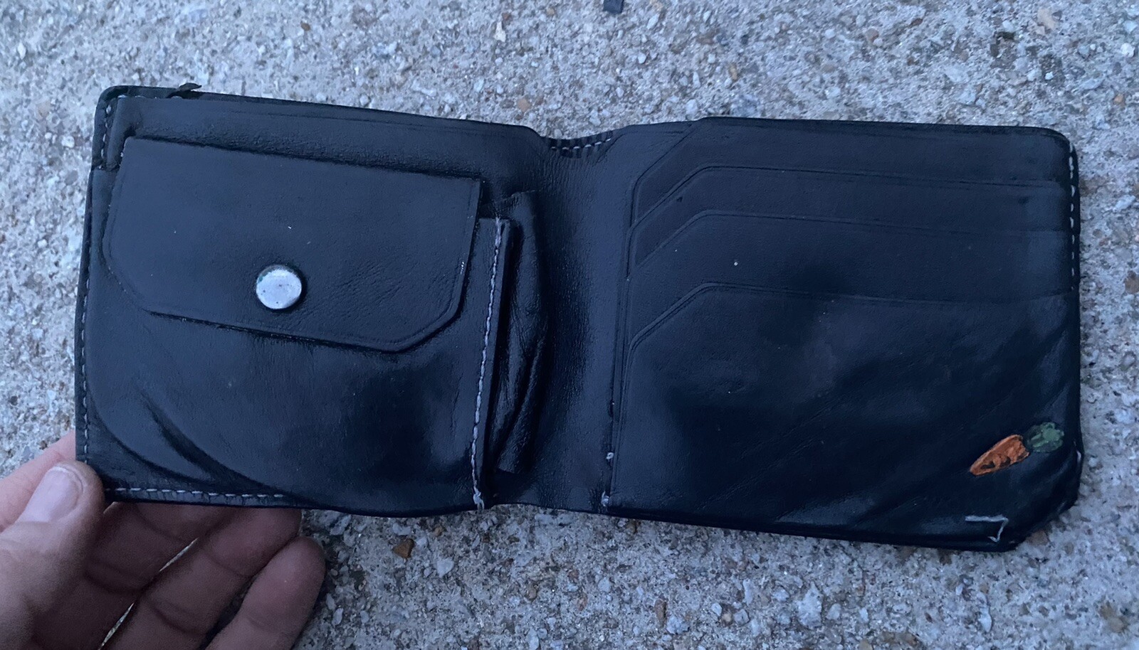 Vintage Men's Worker Rabbit Wallet- Very Rare- Very O… - Gem