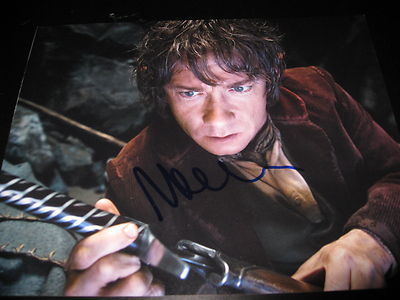 MARTIN FREEMAN SIGNED AUTOGRAPH 8x10 PHOTO THE HOBBIT PROMO IN PERSON ...