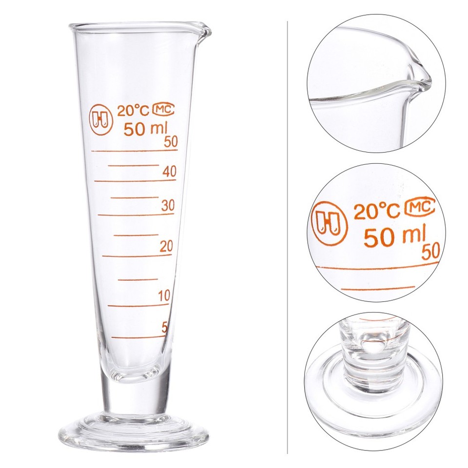 Measuring Cup Cylinder Science Test Travel Laboratory Cups Graduated ...