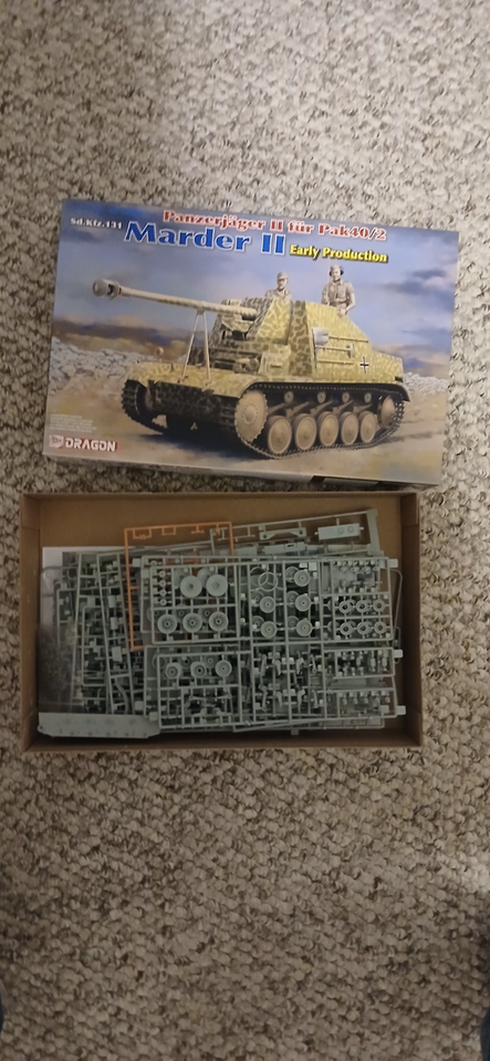 DRAGON 1/35 6769 Panzerjager II fur Pak 40/2, Sd.Kfz.131 Marder II | eBay