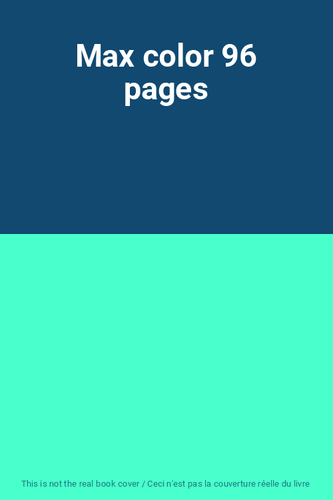 Max color 96 pages, Unknown | eBay