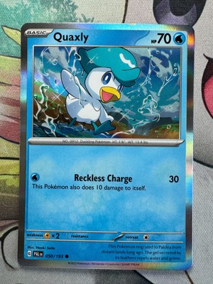 Quaxly Holo English Pokemon TCG BKCE04 | eBay