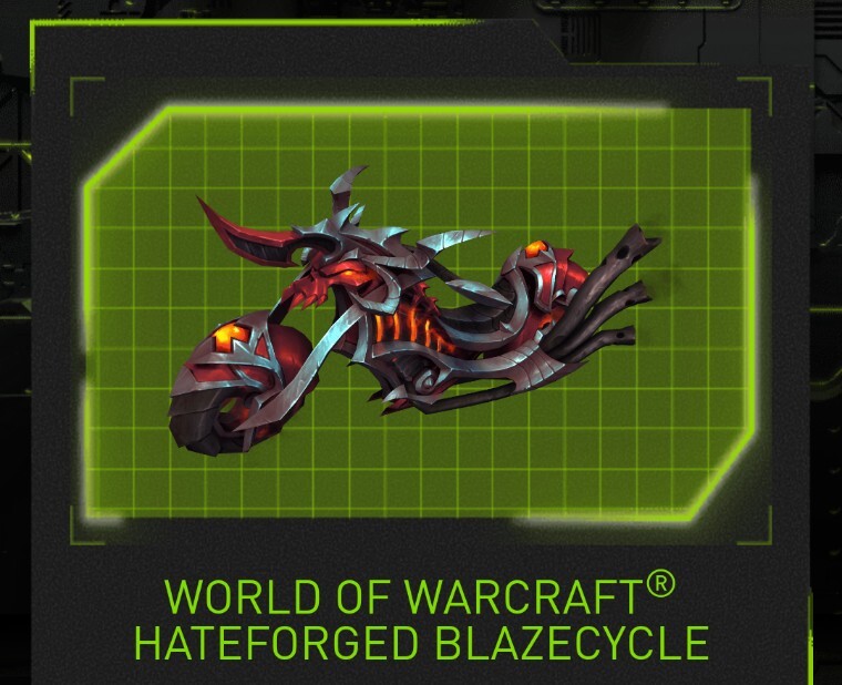 Hateforged Blazecycle - World of Warcraft Mount - Mtn Dew - Fast ...