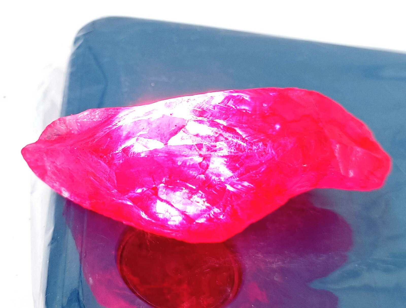 Dyed 130-160Ct Red Ruby Africa Rough EGL Certified Loose Gemstone SPC2 ...