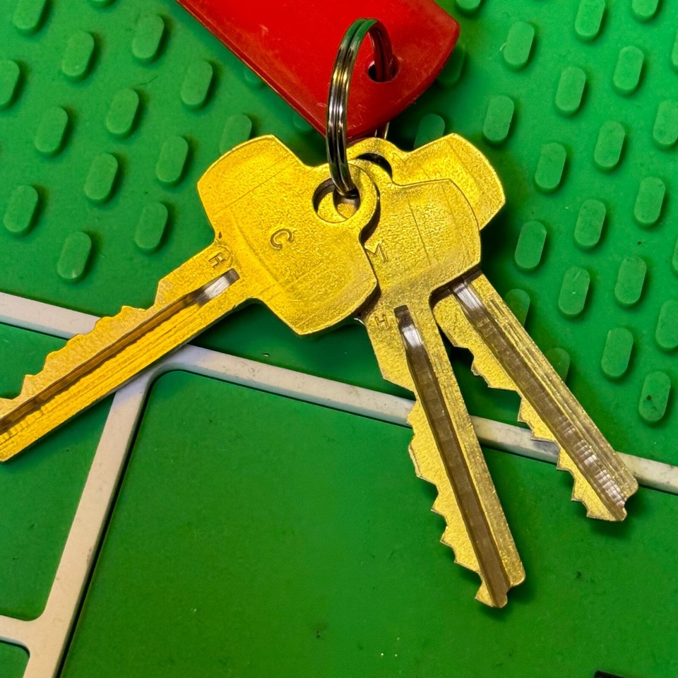 BEST SFIC Cylinder "H" Keyway w/ Master key, Operating and Control key ...