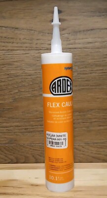 ARDEX FLEX CAULK Siliconized Acrylic COLOR Caulk POLAR WHITE | eBay