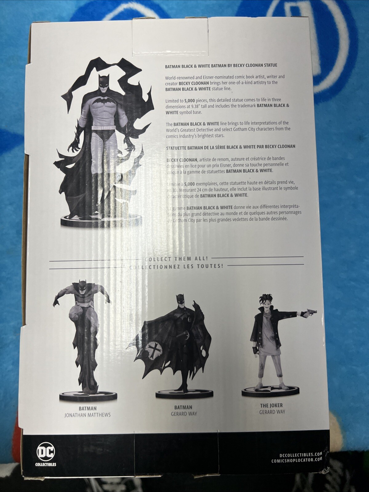 DC Collectibles May179006 Black White Becky Cloonan Batman Resin Statue ...