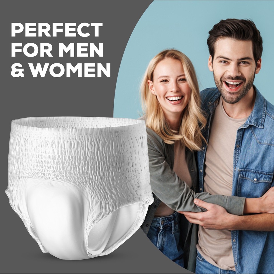 56 x Incontinence Pants Women & Men Maxi | Adult Diapers Large | Pull ...