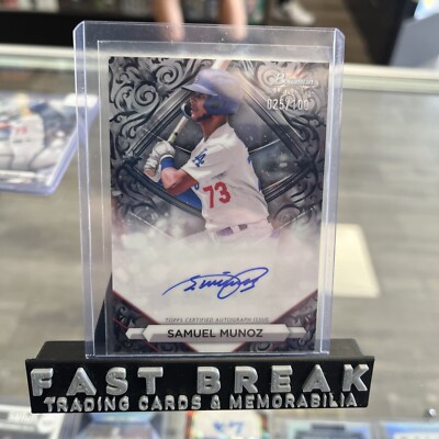 2023 Bowman Sterling Samuel Munoz PA-SM Sterling Silver Auto /100 | eBay