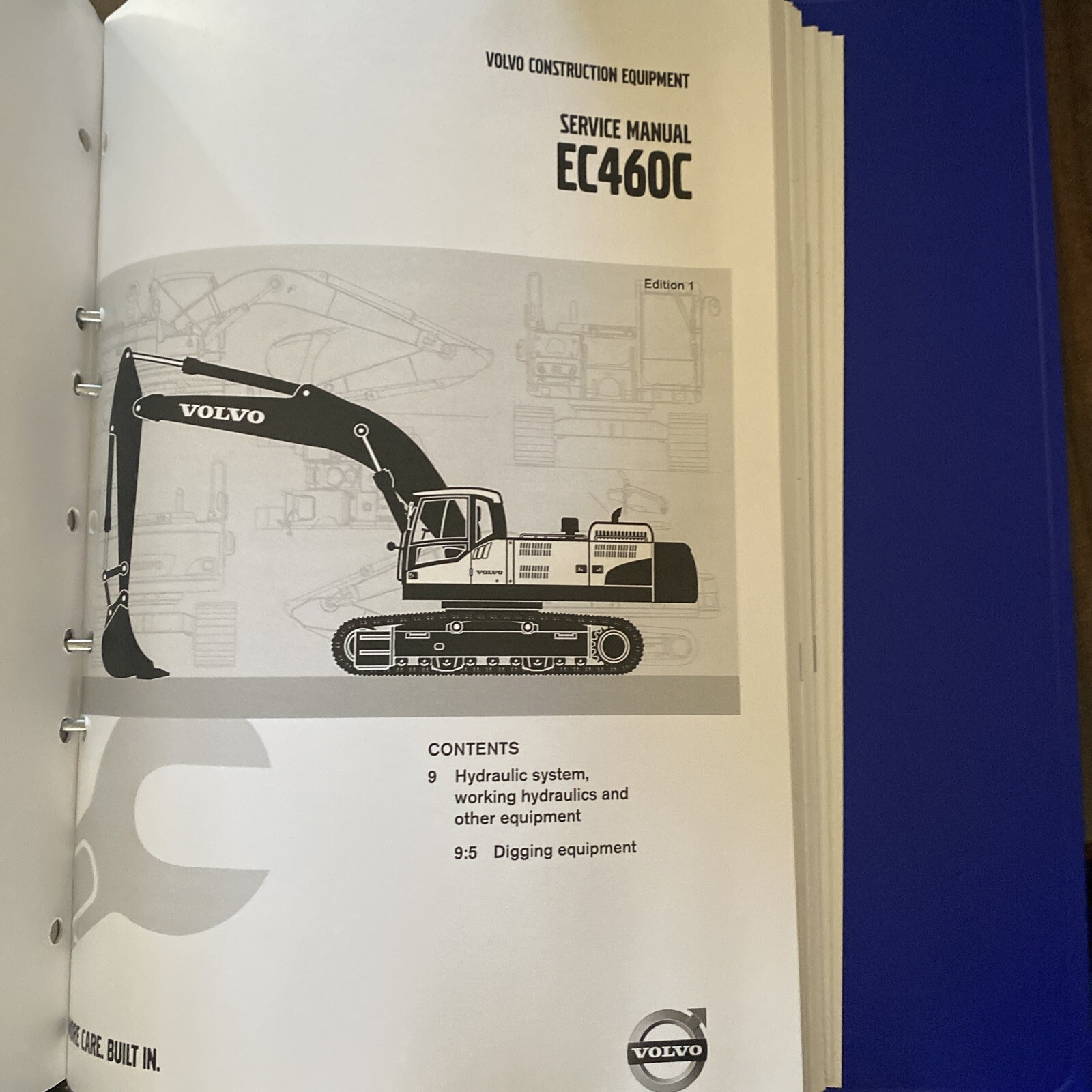 VOLVO EC460C EXCAVATOR SERVICE WORKSHOP REPAIR MANUAL BOOK EDITION 1 | eBay