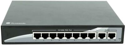 8 PORT FAST ETHERNET POE DESKTOP SWITCH, FOR DYNAMODE, NETWORK SWIT FOR ...