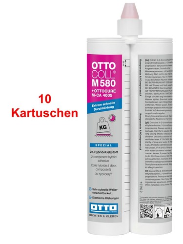 2K-Hybrid-Klebstoff Ottocoll M580 10 x 380 ML Colla Ceramica Vetro ...