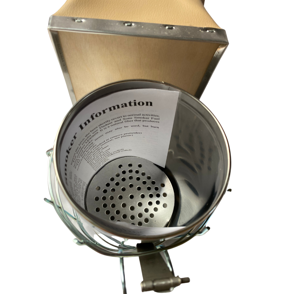 Original Dadant Smoker 4 x 7 Stainless Steel with Shield Bee Smoker ...