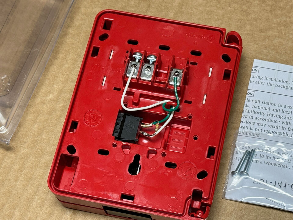 Honeywell Gamewell MS-7AF Addressable Manual Dual Action Pull Station ...