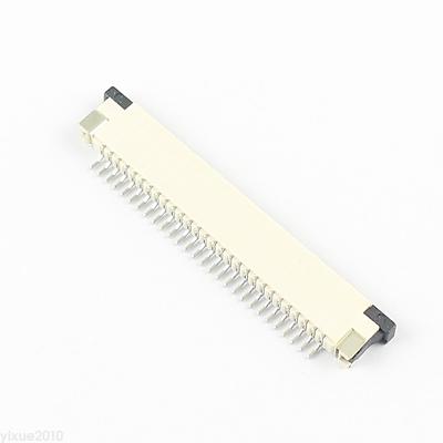 5Pcs FPC FFC 1mm 1.0mm Pitch 28 Pin Drawer Type Flat Connector Top ...