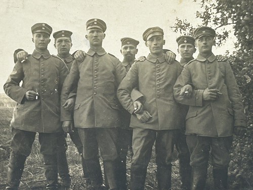 WW1 German Soldaten PC Photo - 34 ID, Art Reg., Oct. 8, 1916 - Stamped ...