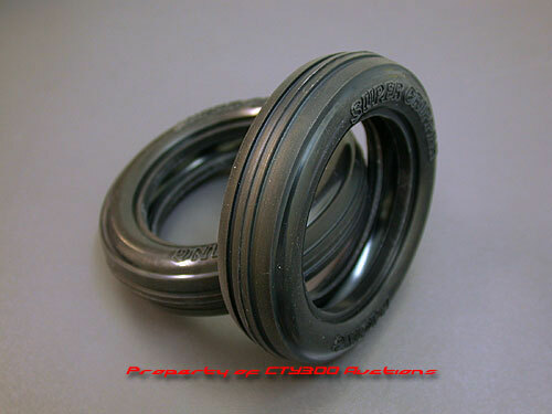 Genuine Tamiya Wild One Fox Novafox Front 2WD Super Gripper Ribbed Tire ...