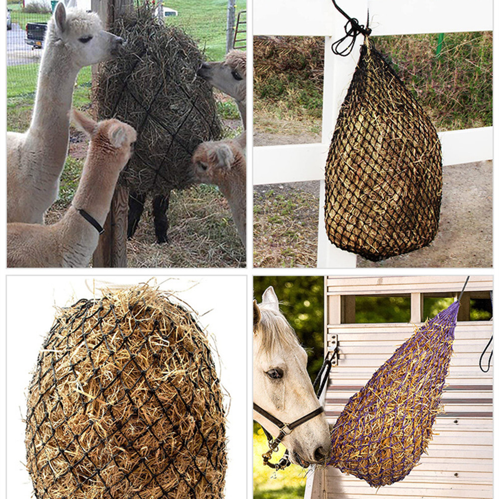 2 Pack Large 40" Ringed Haynets Haylage Hay Net Small Mesh Extra Strong ...