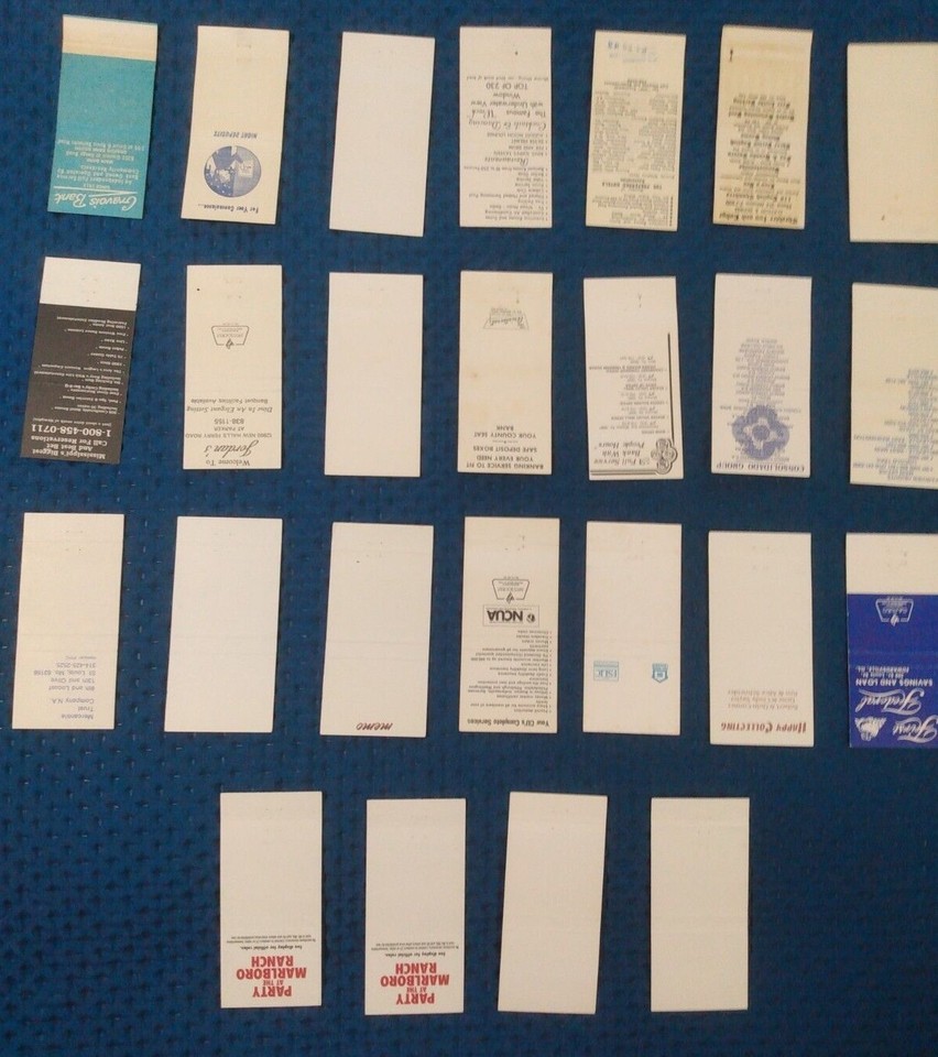 (25) Vintage Collectible Matchbook Covers Lot | eBay