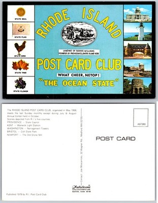 Rhode Island Post Card Club Postcard | eBay