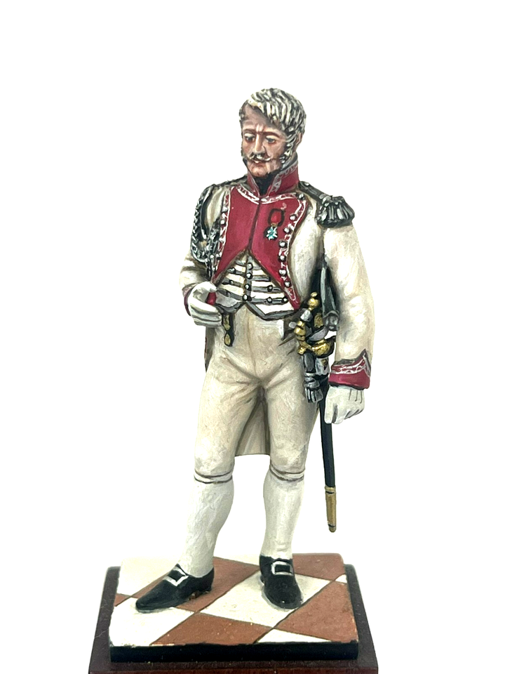 Metal Modeles 54mm Napoleonic White Metal Kit Figure Polish Lancers Pro ...