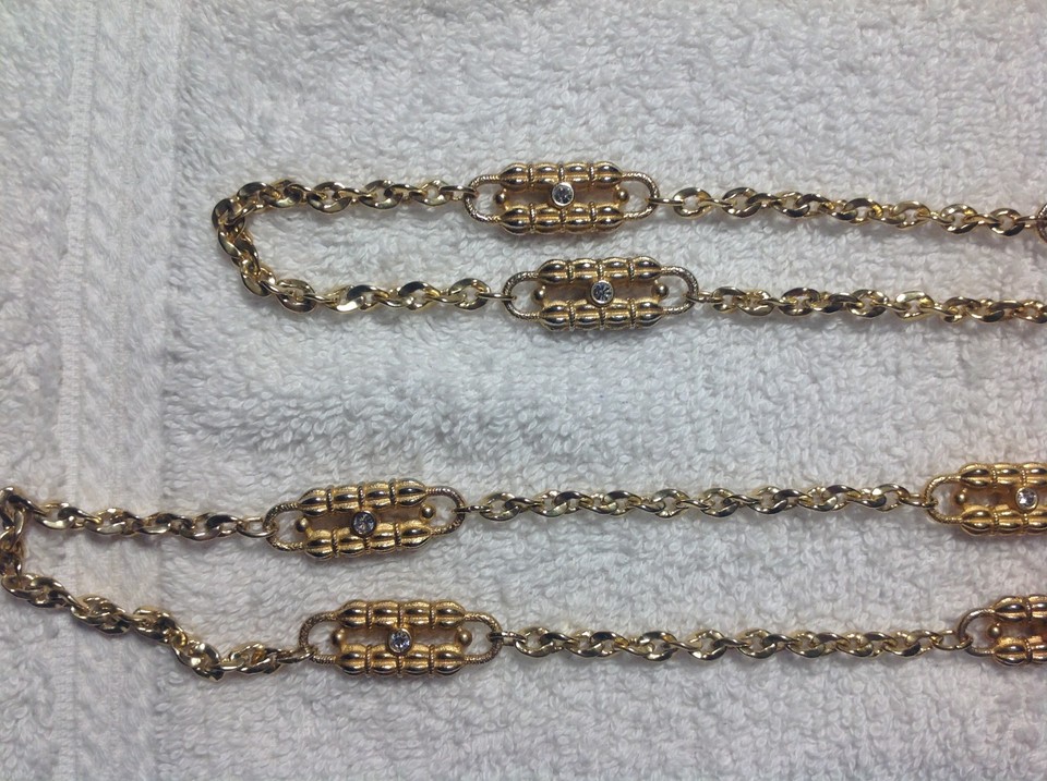 Camrose & Kross Jacqueline Jackie Kennedy JBK Double Necklace Set ...