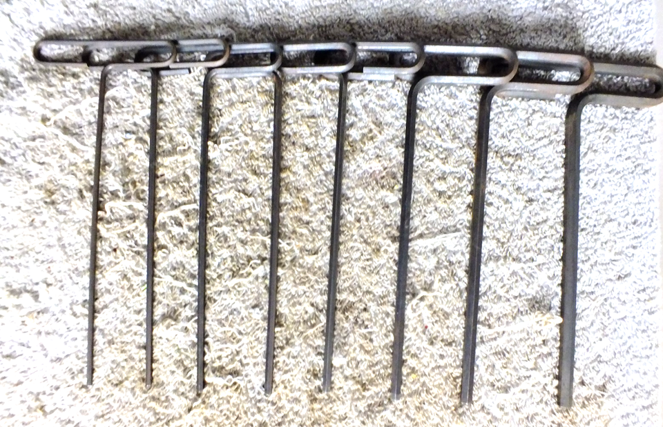 EKLIND T HANDLE ALLEN HEX KEY SET 8 PIECE IN PACKAGE MADE IN USA 3/32 ...